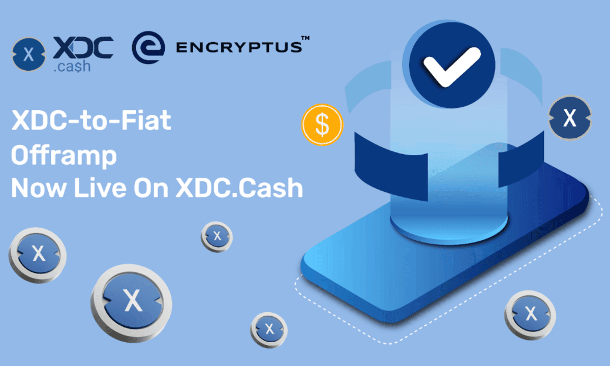 XDC-to-Fiat Off-ramp Now Live on XDC.Cash, Powered by Encryptus ...